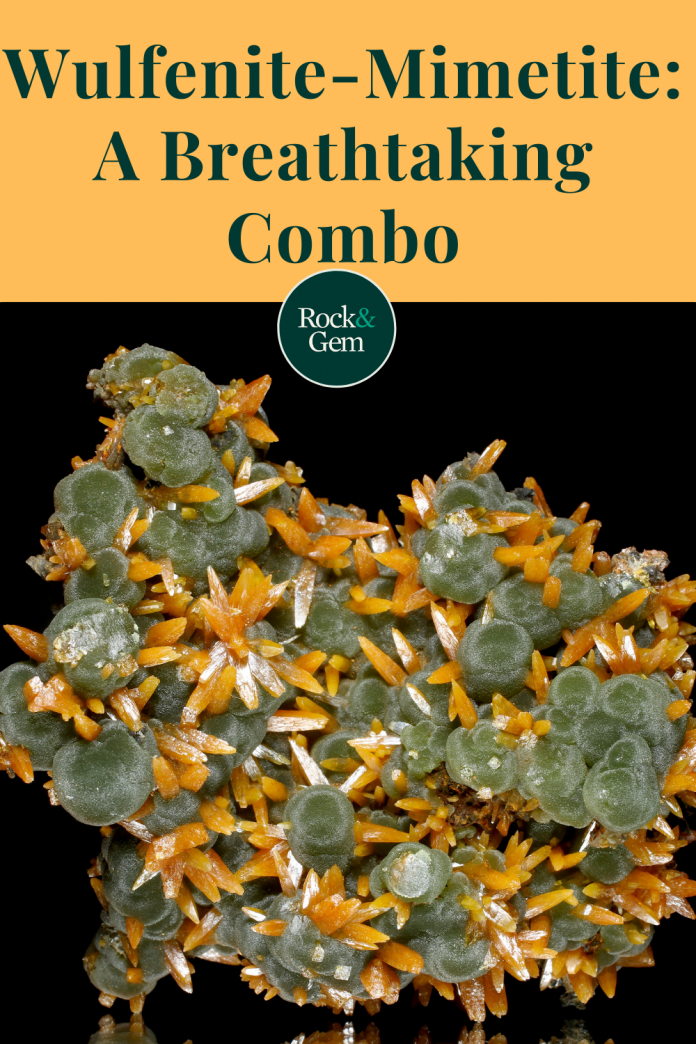 Wulfenite-Mimetite: A Breathtaking Combo - Rock & Gem Magazine