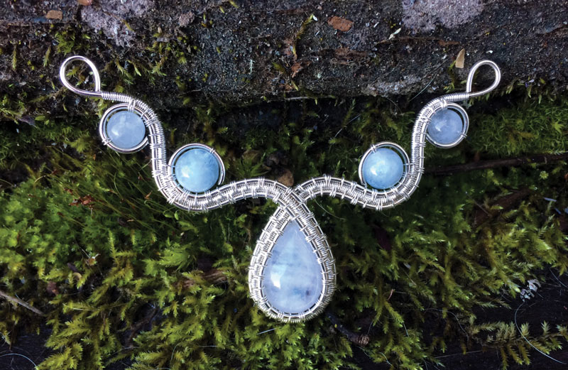 Wire Wrapping Jewelry Artist Larkin Hamilton - Rock & Gem Magazine