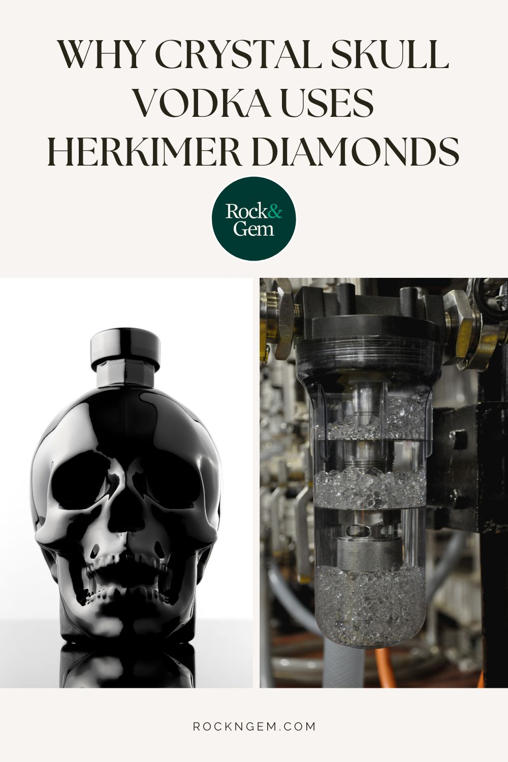 Crystal Head Vodka & Herkimer Quartz Filtering