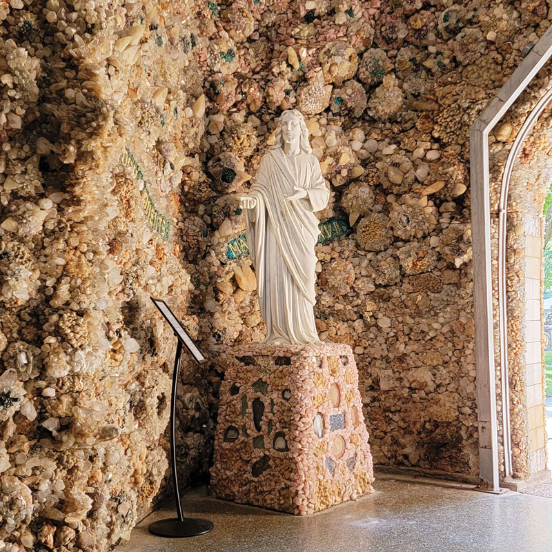Shrine of the Grotto of the Redemption - Rock & Gem Magazine