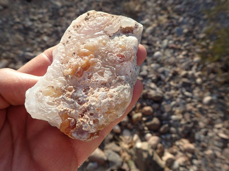 Fire Agate From Joy Valley, Arizona - Rock & Gem Magazine