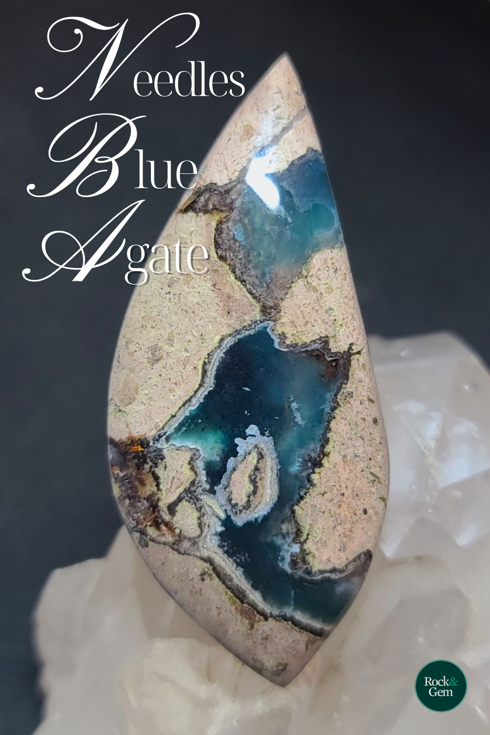 Needles Blue Agate: Slab & Cab Basics - Rock & Gem Magazine