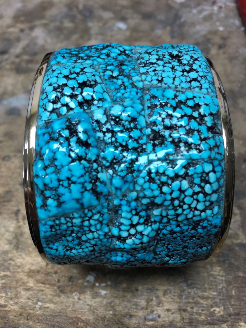 Turquoise Jewelry: How to Make an Inlaid Bracelet