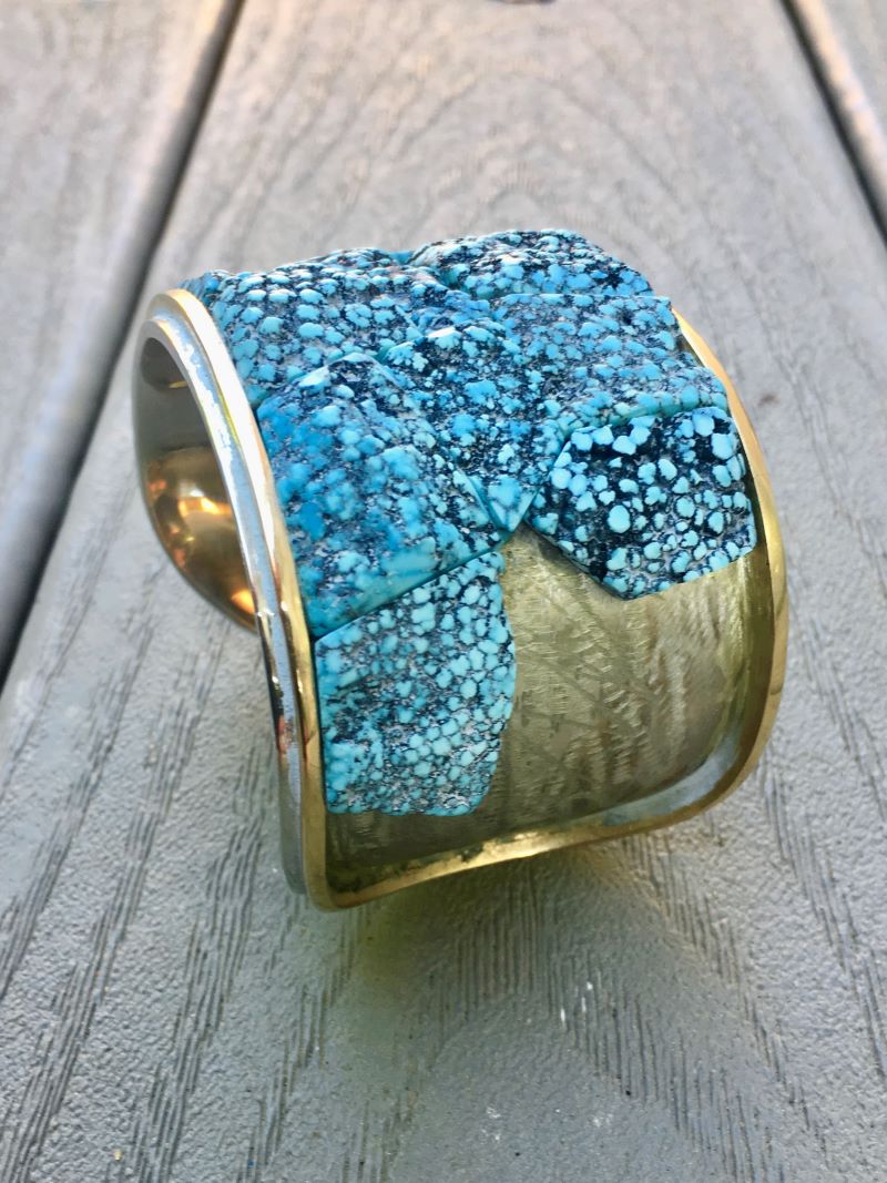 Turquoise Jewelry: How to Make an Inlaid Bracelet