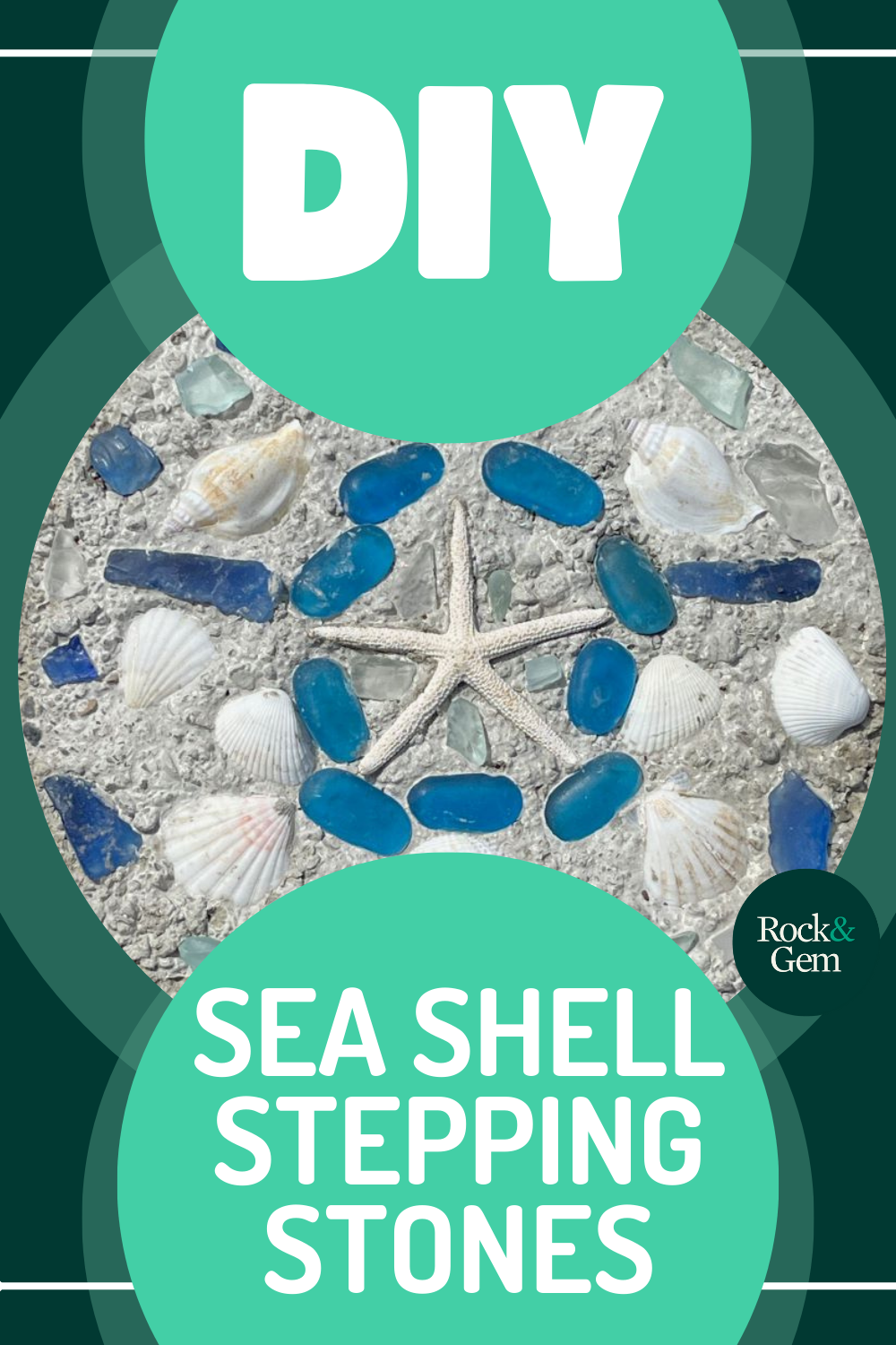 Diy How To Make Garden Stepping Stones With Shells