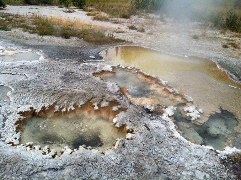 Sinter Geyser Eggs at Yellowstone - Rock & Gem Magazine